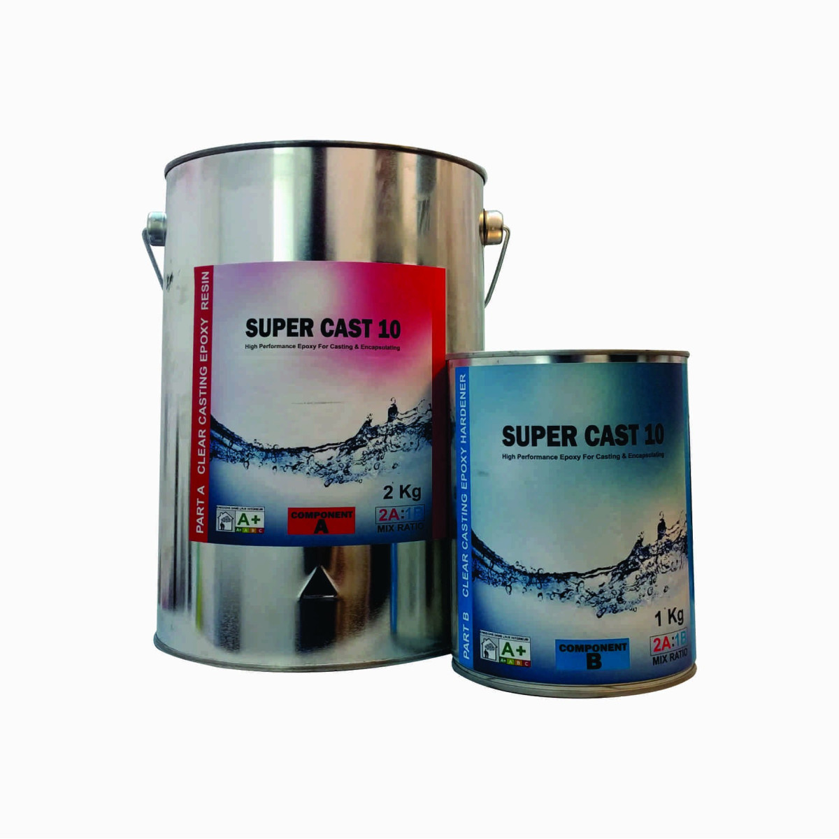 Rasina Epoxidica Super Cast 10 Transparenta 3Kg - AWB-Royal