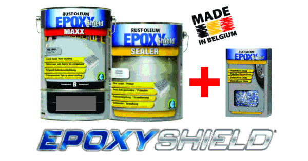 Set Vopsea Epoxidica Garaj Gri Inchis - AWB-Royal