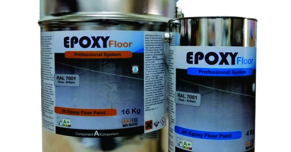 Vopsea Epoxidica Garaj Gri Inchis RAL 7001-Trafic Auto 20 Kg Epoxy ...