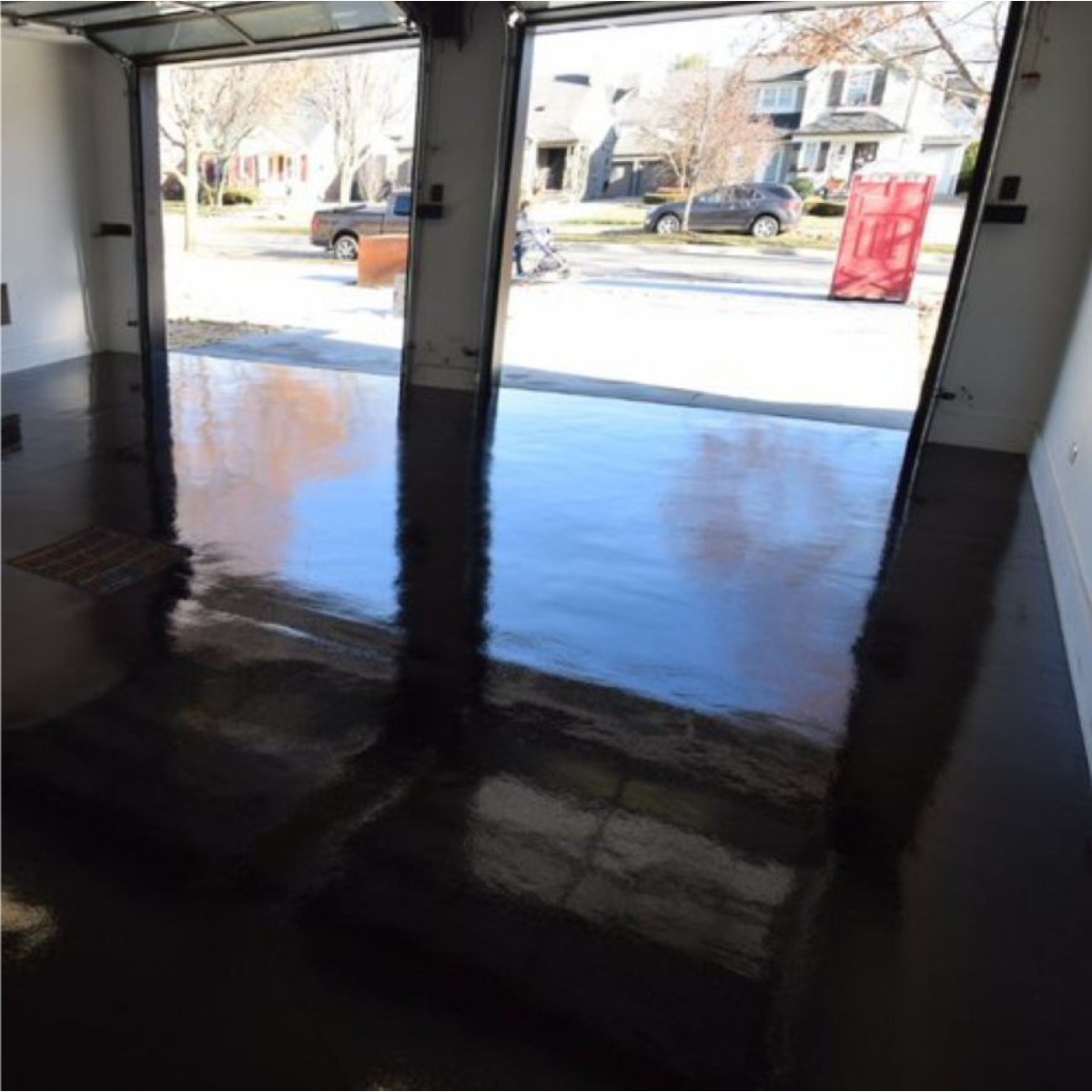Vopsea Epoxidica Garaj Neagra RAL 9005-Trafic Auto 5 Kg Epoxy Floor ...