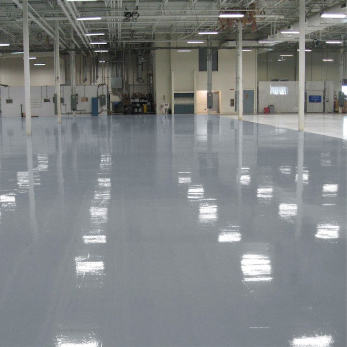 Vopsea Epoxidica Garaj Gri Inchis RAL 7001-Trafic Auto 20 Kg Epoxy ...