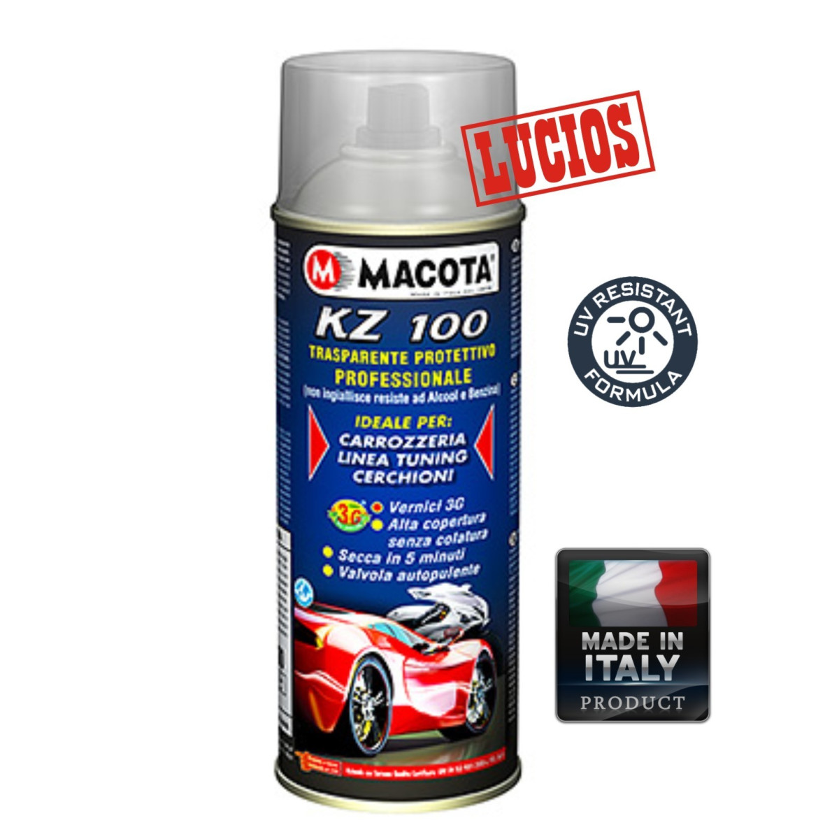 Lac Auto Transparent KZ100 Lucios 400ml - AWB-Royal